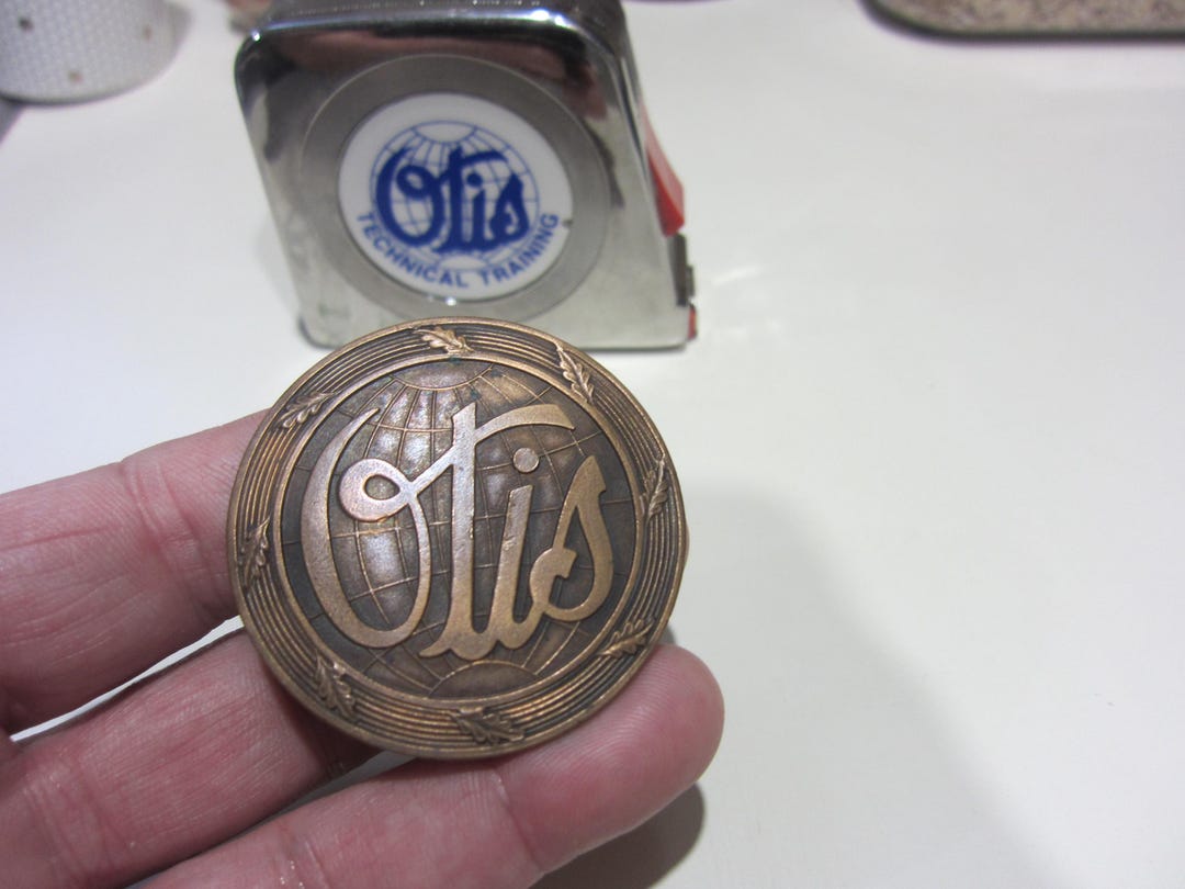 Antique Otis Elevator Car Sign Bronze Copper Nameplate Emblem, Please ...