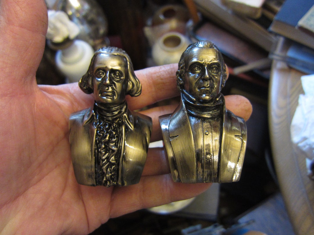 James K. Polk OR George Washington Miniature Bust, Vintage, Please Read ...