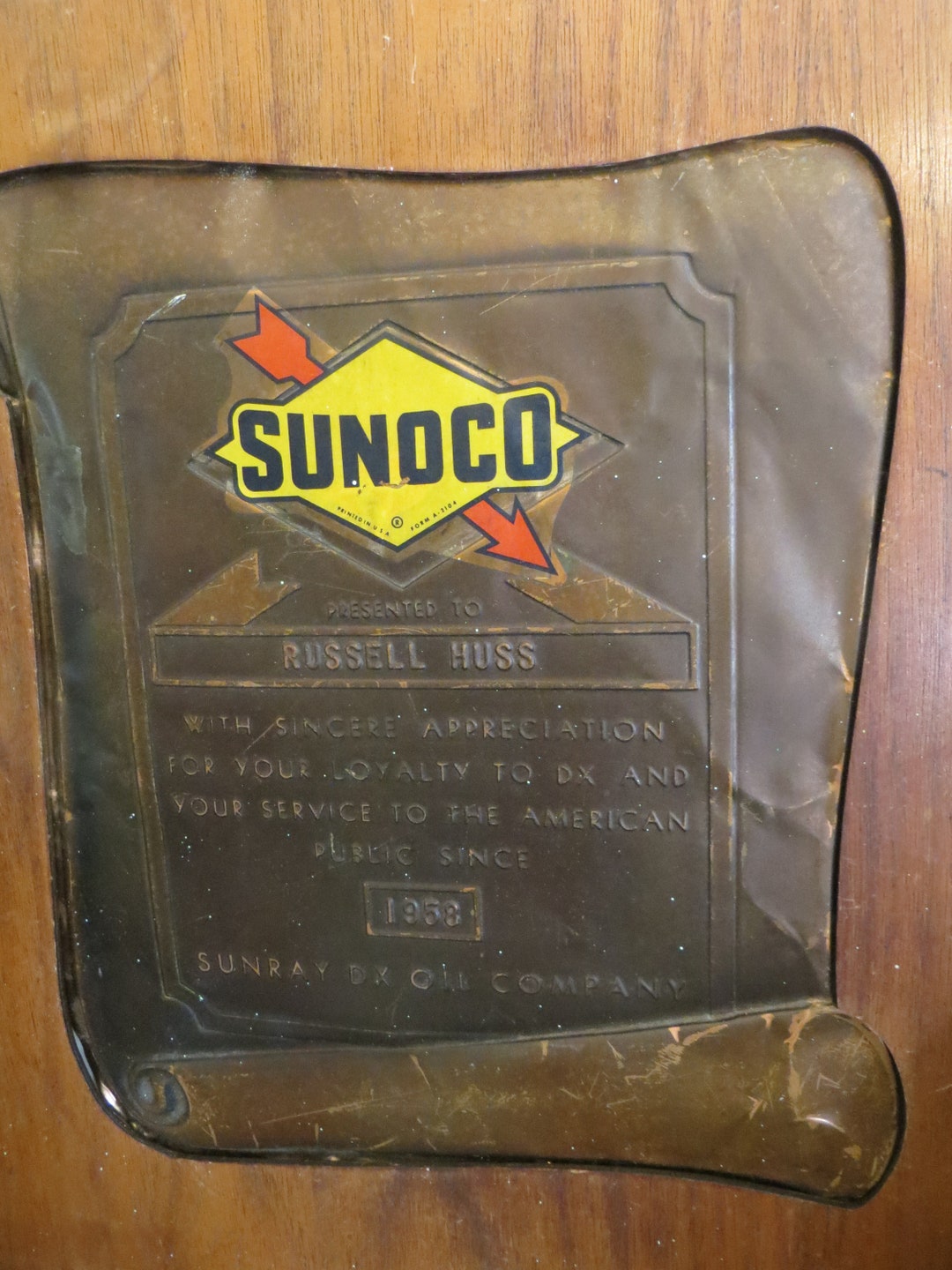 Sunray DX Oil Company Sign - Vintage Oil Find - Etsy