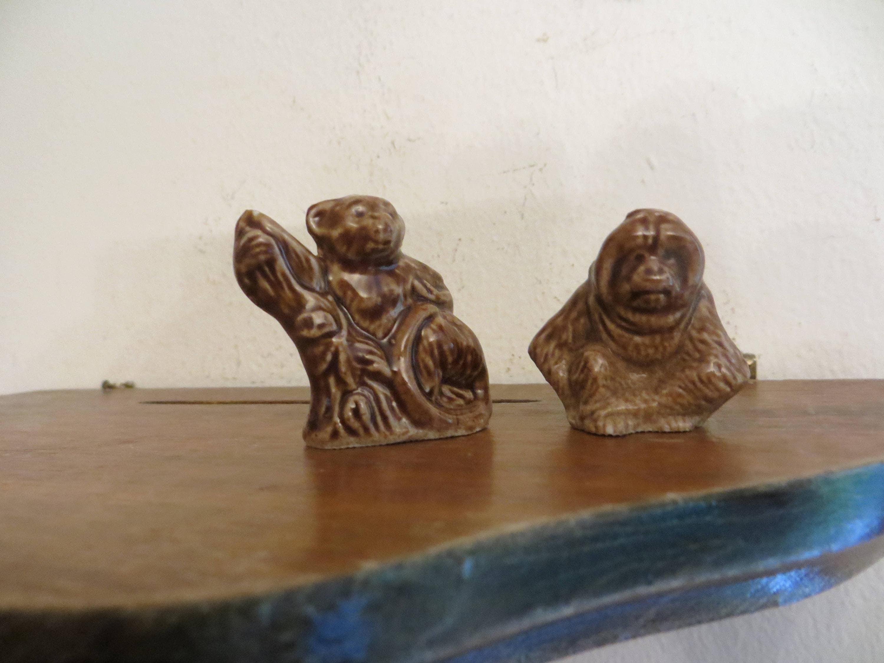 2 Wade Gorilla Ape Monkey Figurines England W/ Free Ship. | Etsy