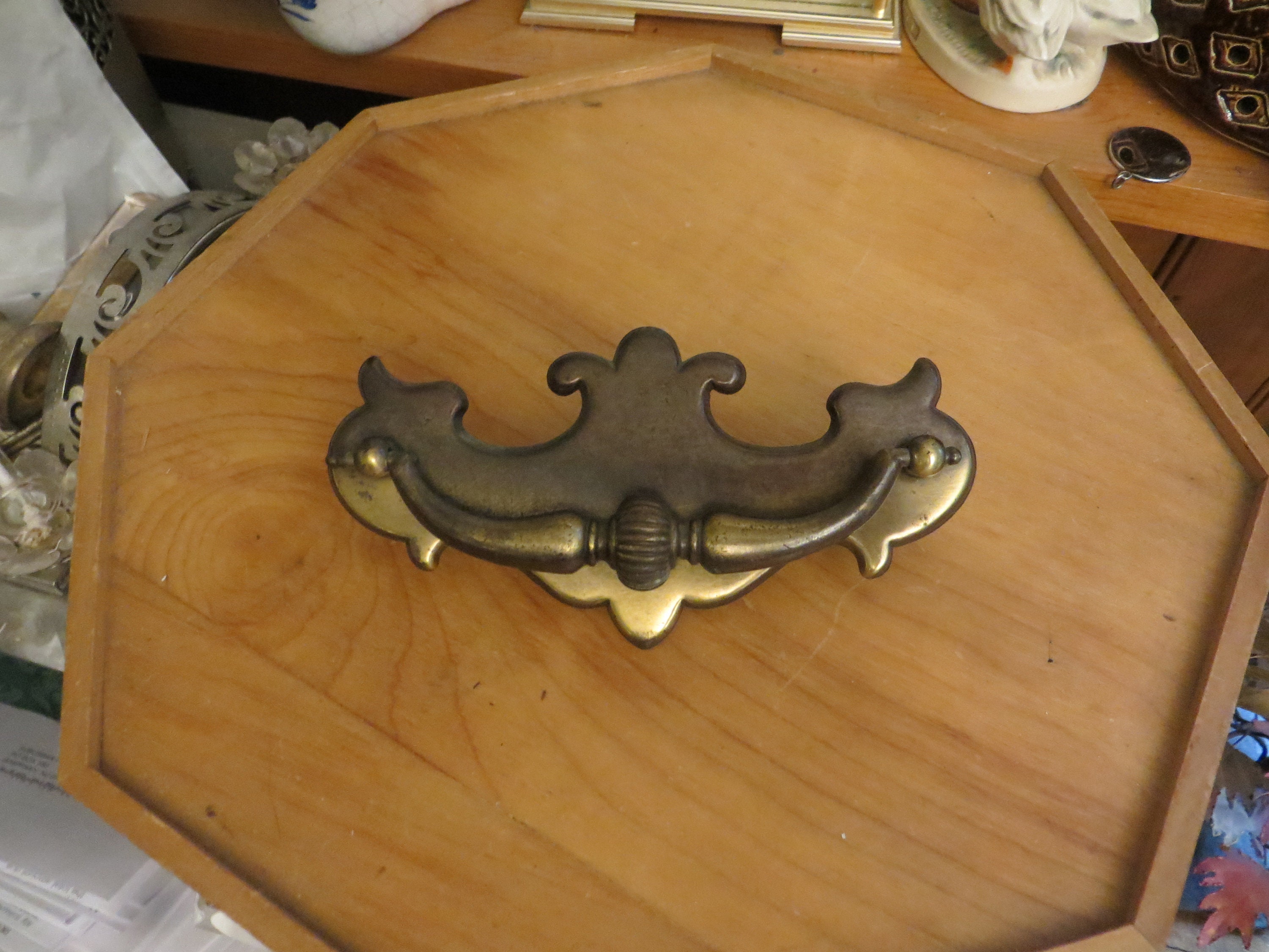Vintage Chippendale Batwing Drawer Pull Antique Hardware 4 - Etsy