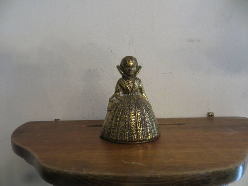 Southern Lady Brass Bells Old Dinner Servant Bells Vintage - Etsy