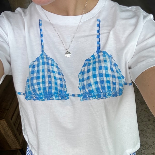 Bikini Print T Shirt - Etsy