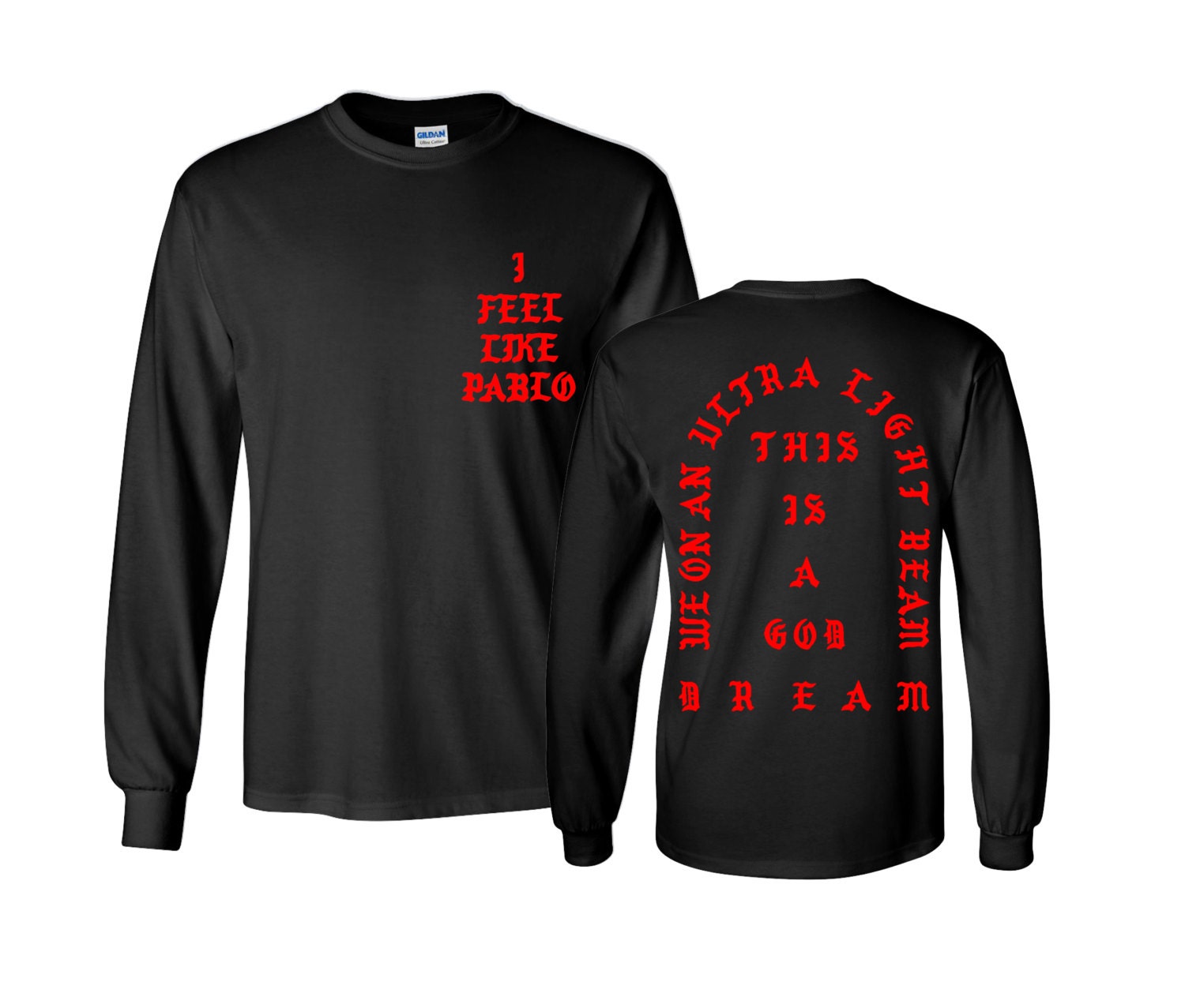 Yeezy Long Sleeve - Etsy Canada Yeezy Long Sleeve - Etsy Canada