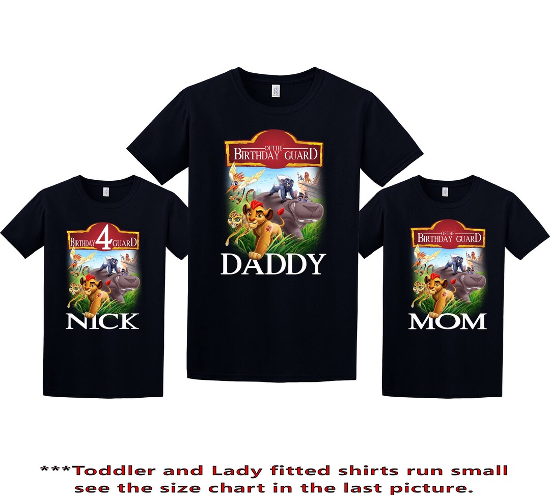 Lion Guard Birthday Shirt, Lion Guard Custom Shirt, Personalized Lion ...