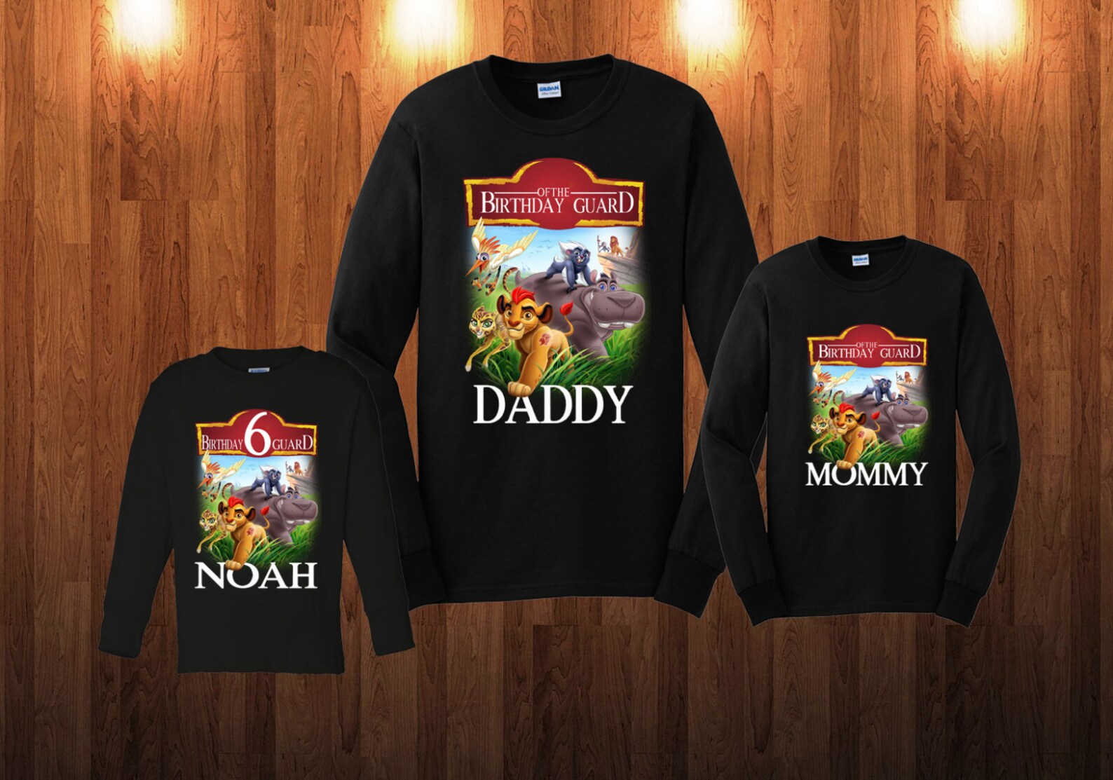 Lion Guard Birthday Shirt Custom Personalized Shirts for All Family ...