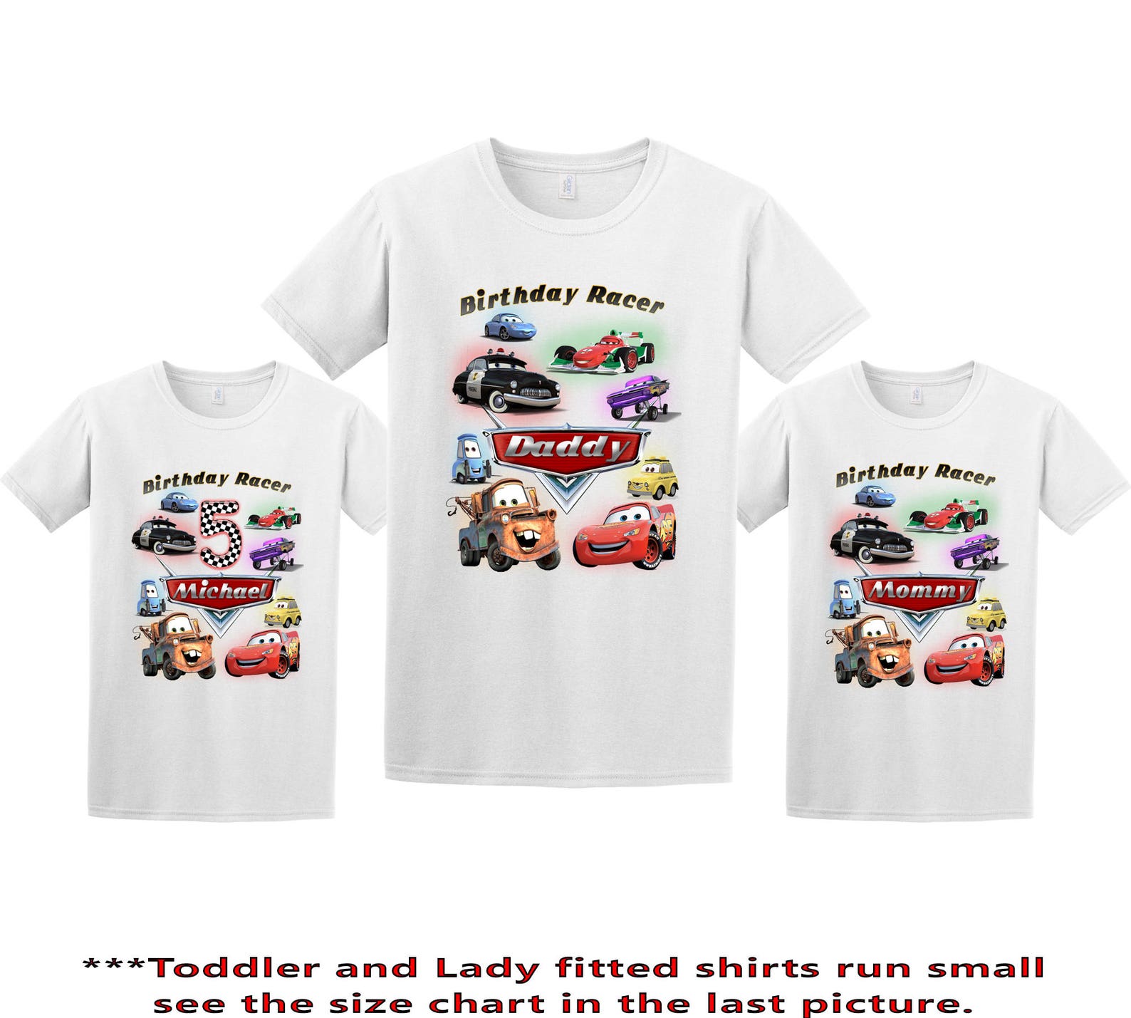 Disney Cars Birthday Shirt Cars Custom Shirt Personalized - Etsy UK