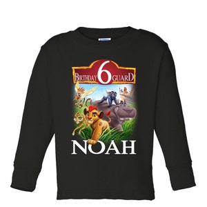 Lion Guard Birthday Shirt Custom Personalized Shirts for All Family ...