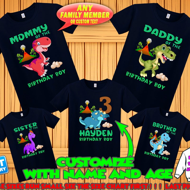 Family Dinosaur Shirts - Etsy