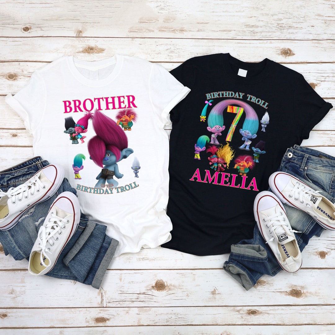 New Custom Trolls Shirts, Trolls Family Shirts, Family Matching Shirt ...