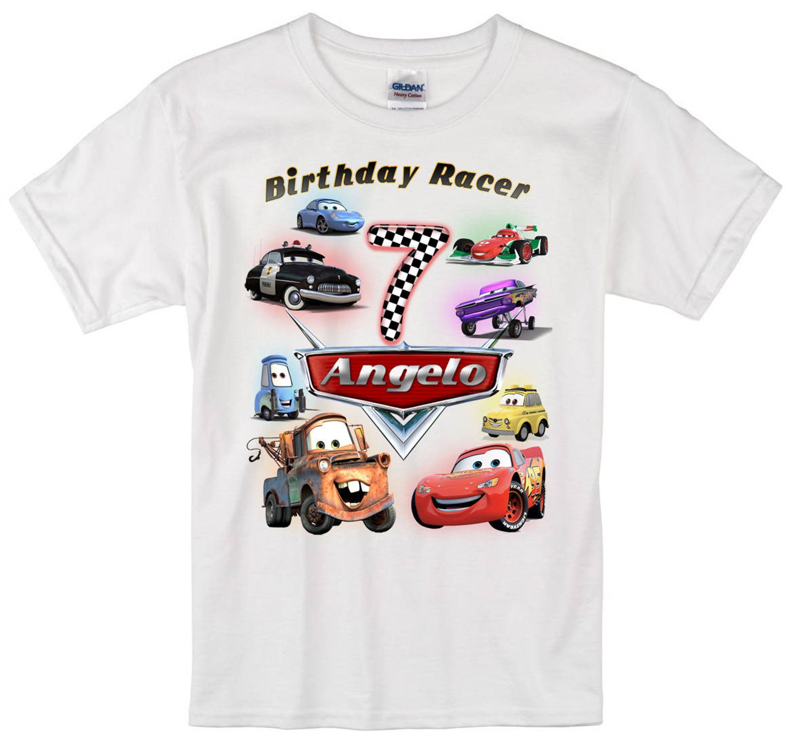 Disney Cars Birthday Shirt Cars Custom Shirt Personalized - Etsy
