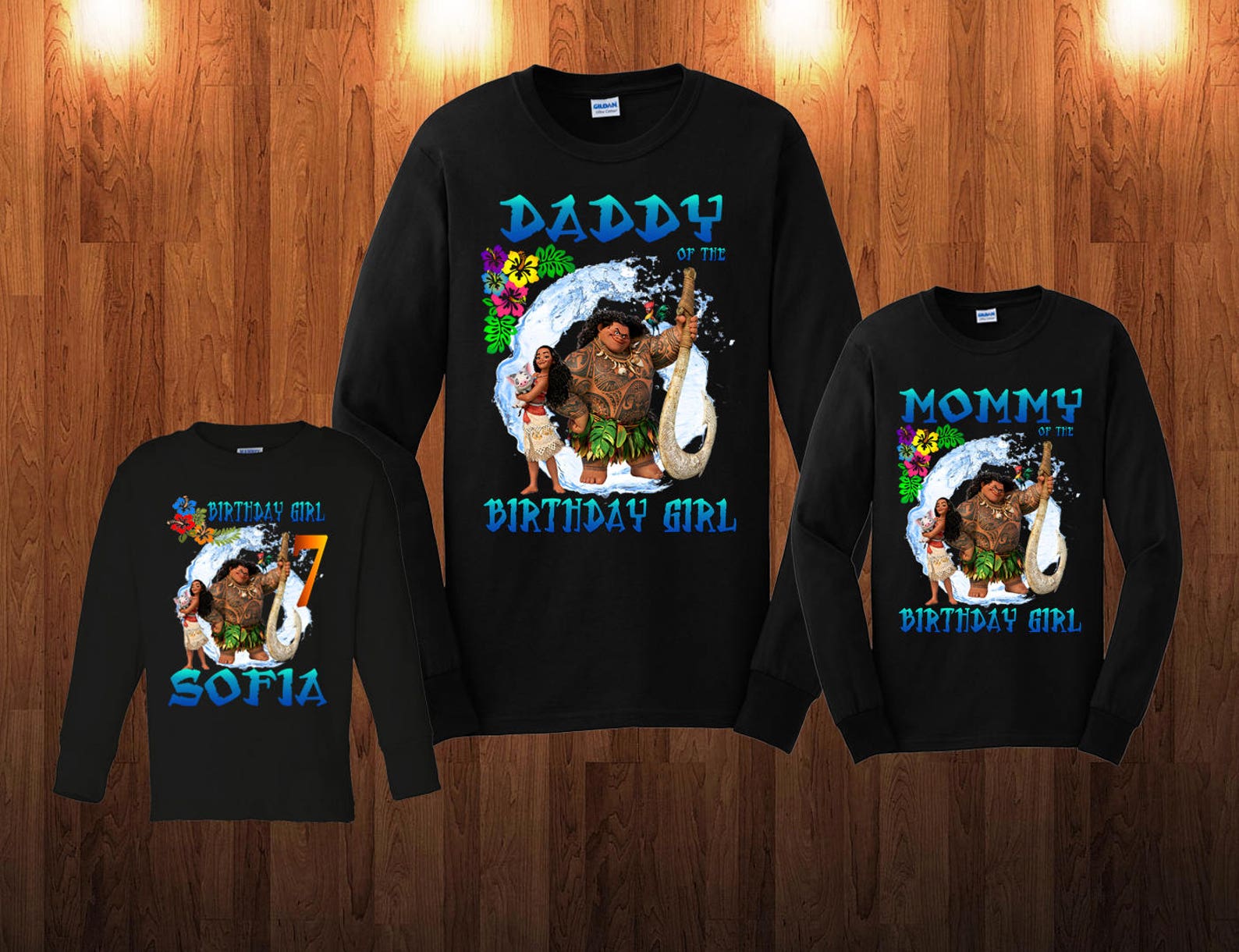 Moana Birthday Shirt Moana and Maui Birthday Tshirt Moana | Etsy