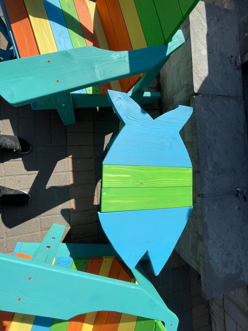 Fish Adirondack Chair Set - Etsy