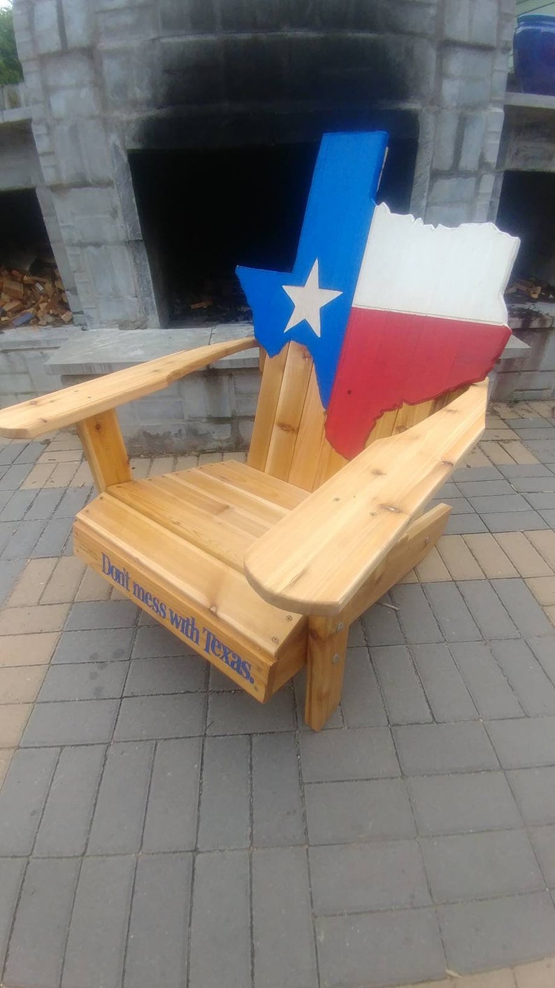 Texas Adirondack Chairs - Etsy