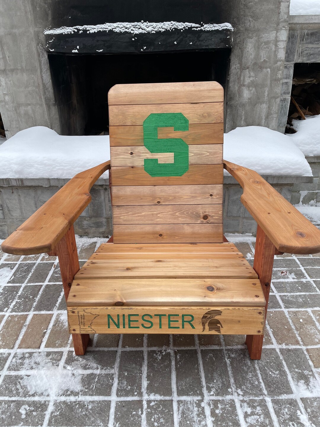 Michigan State Adirondack Chair - Etsy