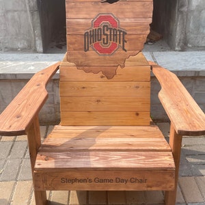 The Ohio State University Adirondack Chair - Etsy