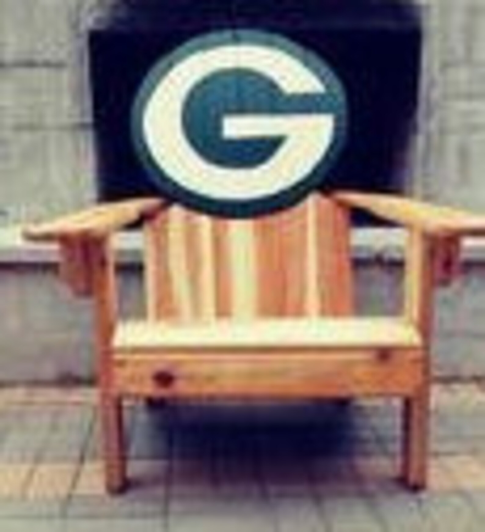 Green Bay Packer Adirondack Chair - Etsy