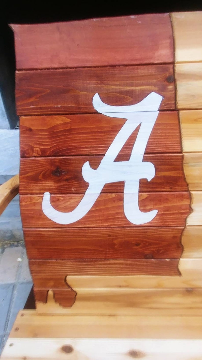 University of Alabama Adirondack Chair - Etsy
