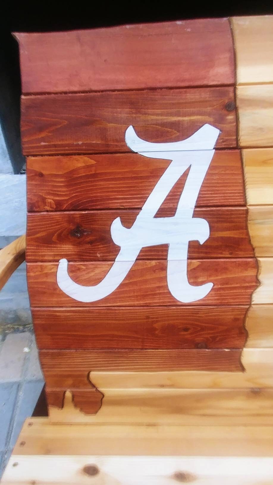University of Alabama Adirondack Chair - Etsy
