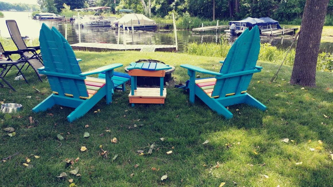 Fish Adirondack Chair Set - Etsy