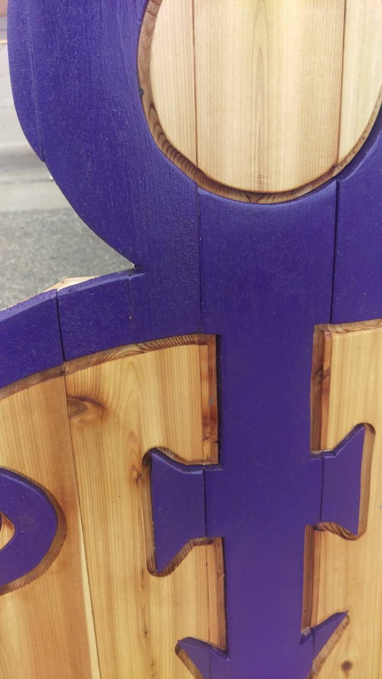 Custom Prince Symbol Adirondack With Purple LED Lights - Etsy