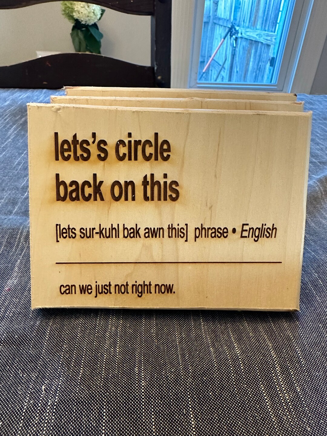 Funny Office Sign - "let's Circle Back on This" - Etsy