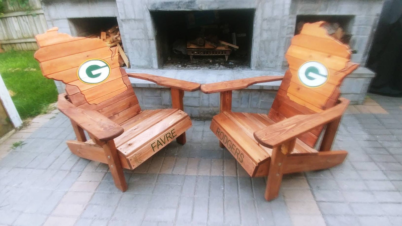 Green Bay Packer Adirondack Chair - Etsy