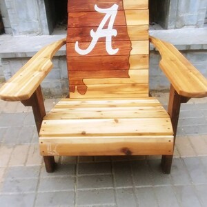 University of Alabama Adirondack Chair - Etsy