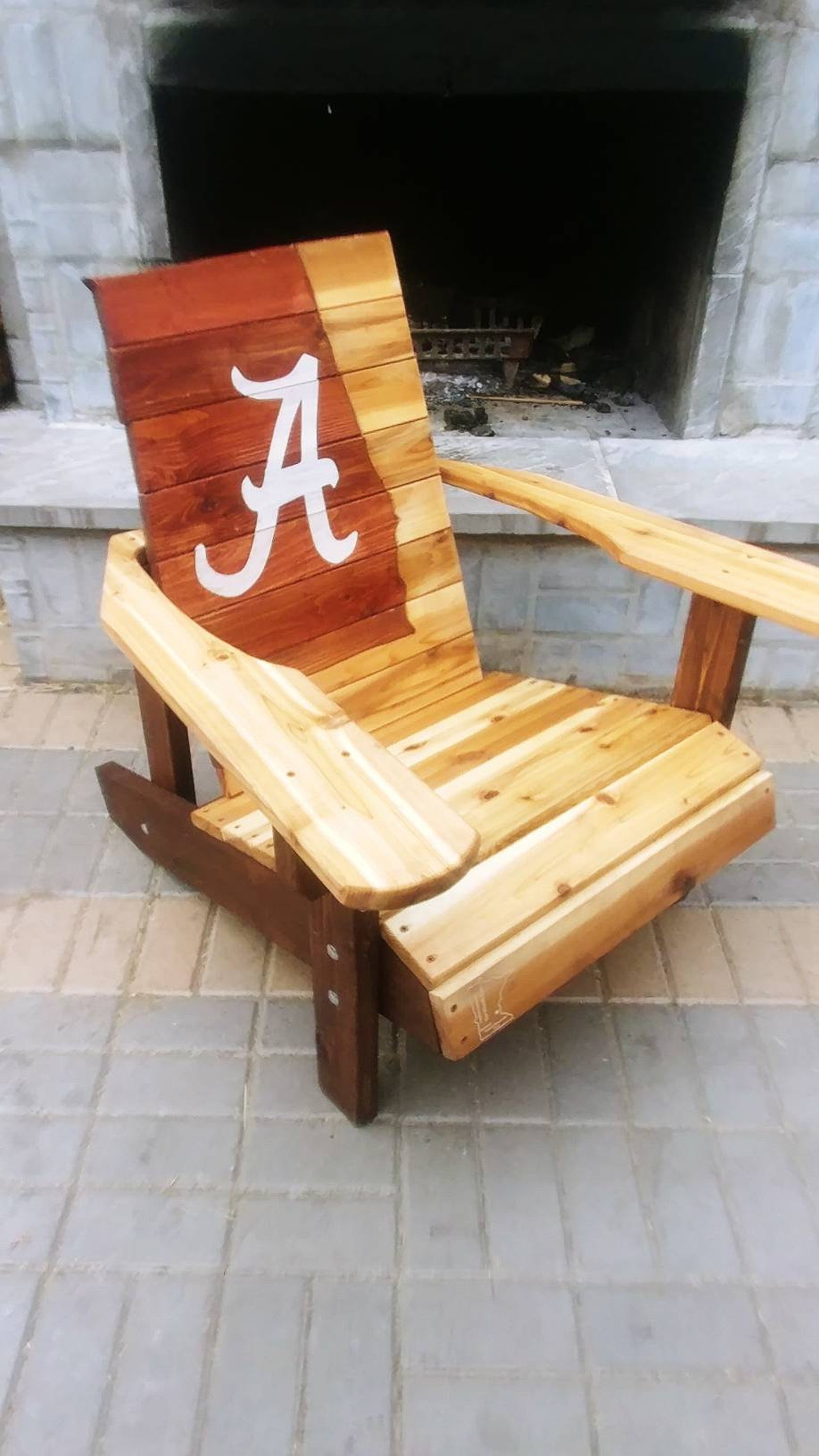 University of Alabama Adirondack Chair - Etsy