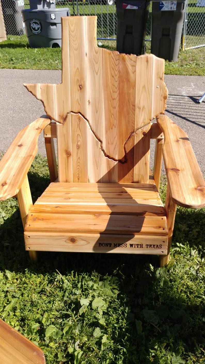 Texas Adirondack Chairs - Etsy