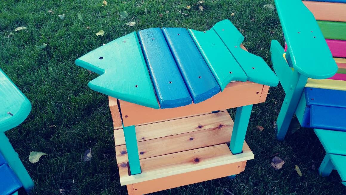 Fish Adirondack Chair Set - Etsy