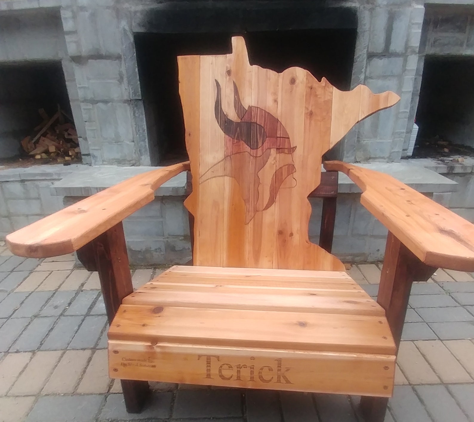 MN Vikings or MN Wild Adirondack Chair - Etsy