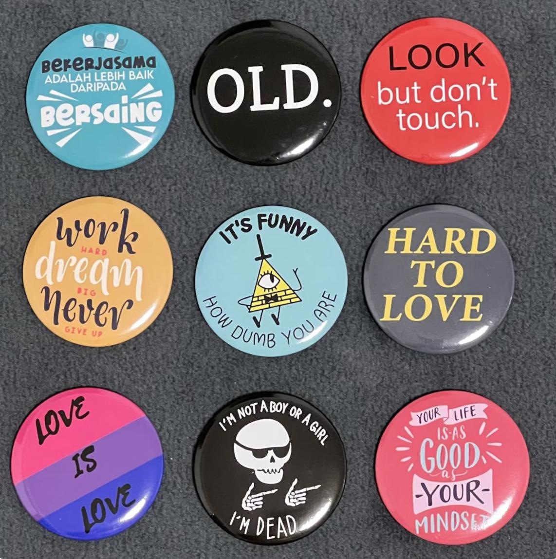 Custom Button Pin Badge, Create Your Own Button Pinback for Brands or ...