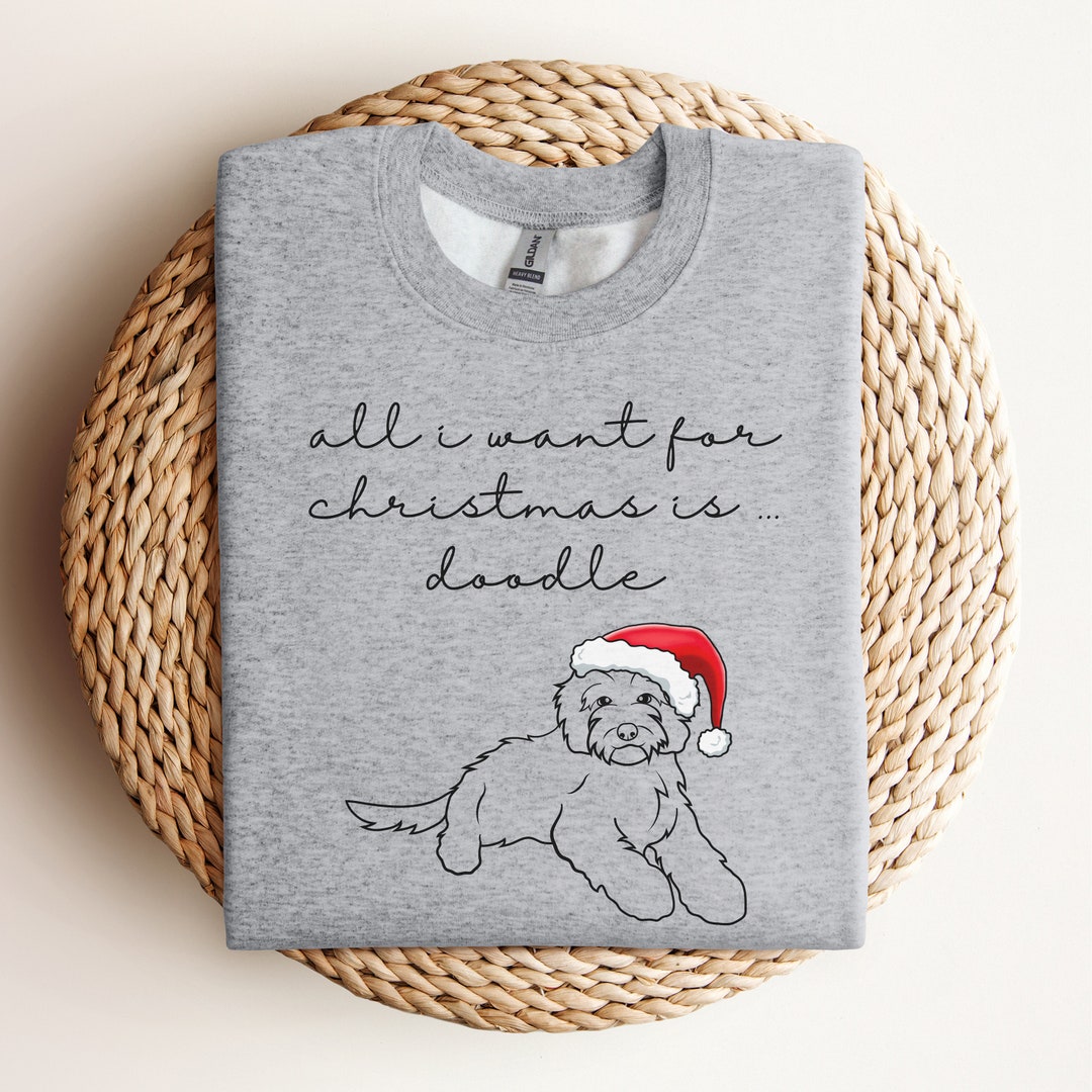 Sheepadoodle Gift for Christmas Sweatshirt for Doodle Mom Gift for ...
