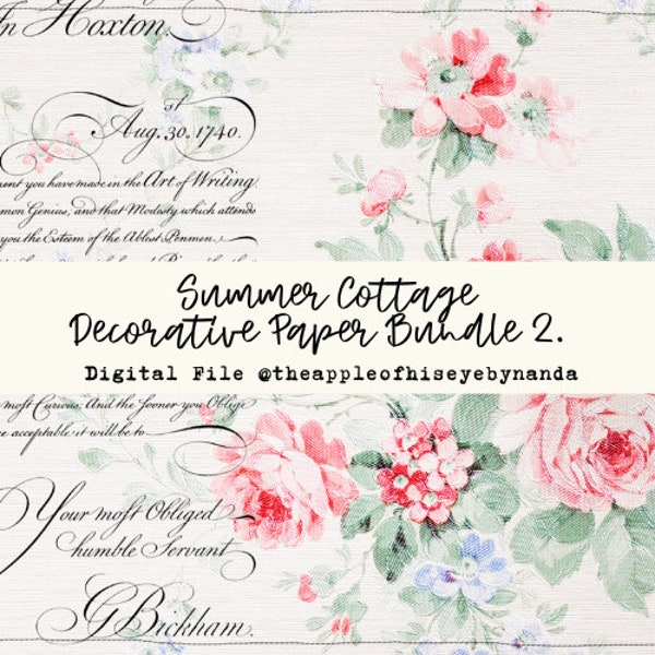 Cottage Paper - Etsy