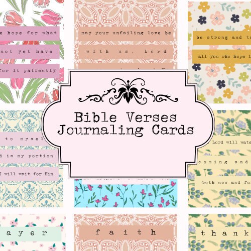 My Notes on the Bible Ephemerabible Journaling Cards - Etsy