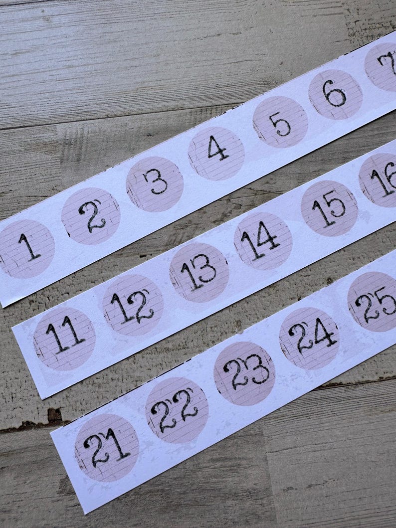 Vintage Numbers| Bible Journaling | Ephemera | Junk Journaling | Pen ...