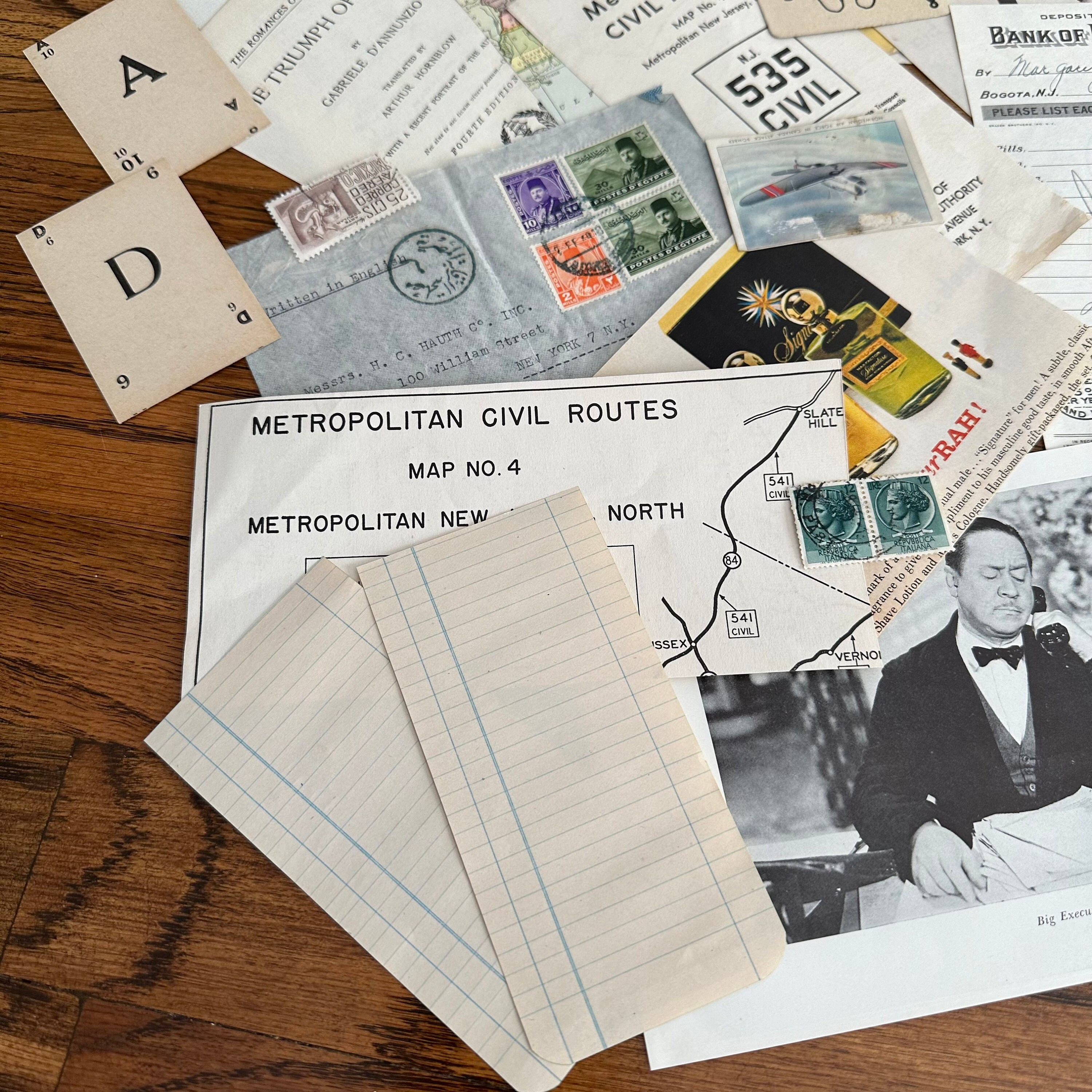 Vintage Ephemera Lot - Rare and Cool Pieces! Over 50 Items! Great for Makers - Junk Journal ...