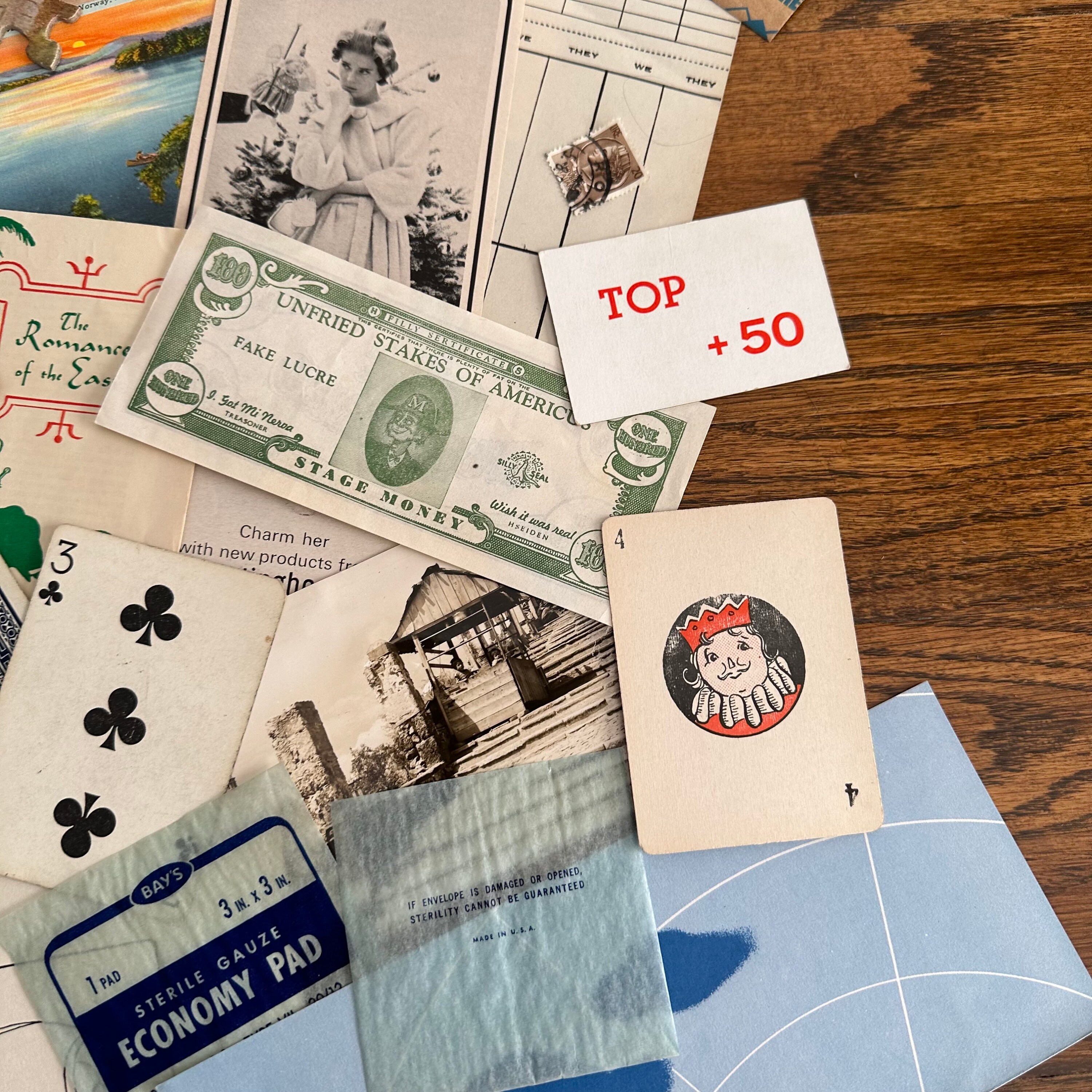 Vintage Ephemera Lot Rare and Cool Pieces Over 50 Items Great for ...