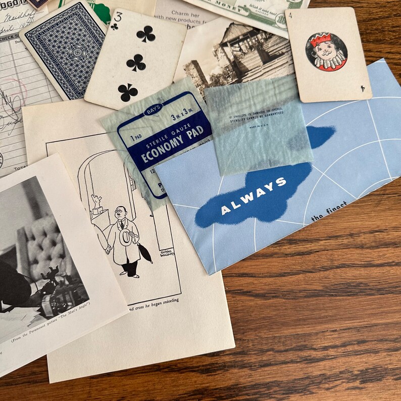 Vintage Ephemera Lot Rare and Cool Pieces Over 50 Items Great for ...