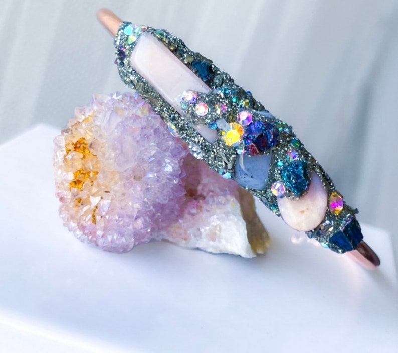 October Birthstone Birthday Gift Pink Opal Bracelet - Etsy