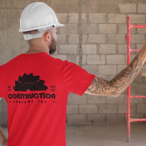 Construction T-shirts, Custom Shirts for Construction Companies ...