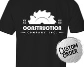 Construction T-shirts Custom Shirts for Construction - Etsy