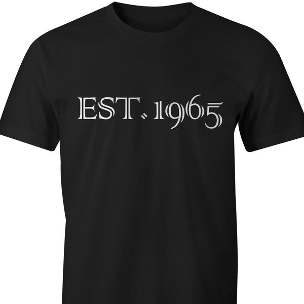 Est 1965 Shirt - Etsy