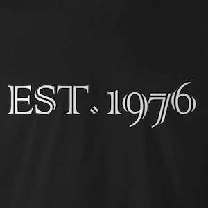 1976 Shirt, Custom Shirts, Custom Year Gifts, Personalized Shirts ...