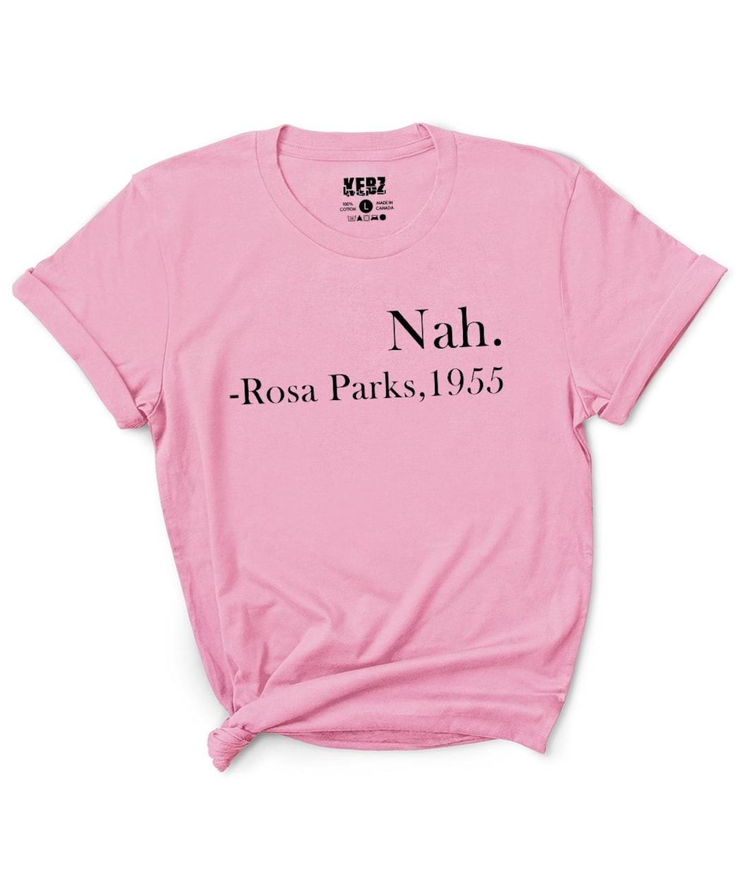 Nah Shirt for Women, Rosa Parks T-shirt, Women's Rights Tshirt, Equal ...