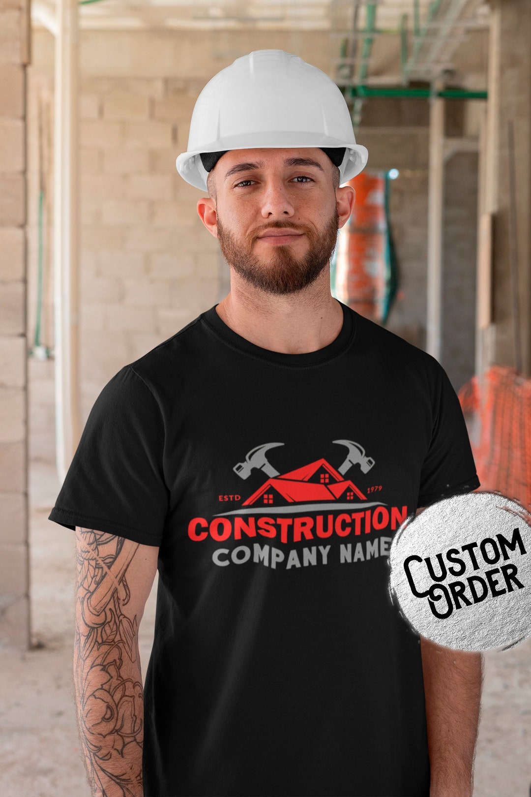 Custom Construction Company T-shirts, Carpenter Shirts, Carpentry ...