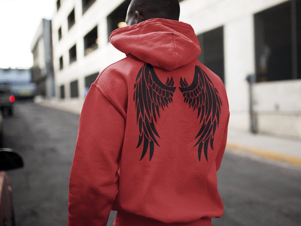 Angel Wings Sweatshirt Angel Wings Hoodie Angel Hoodie - Etsy Canada