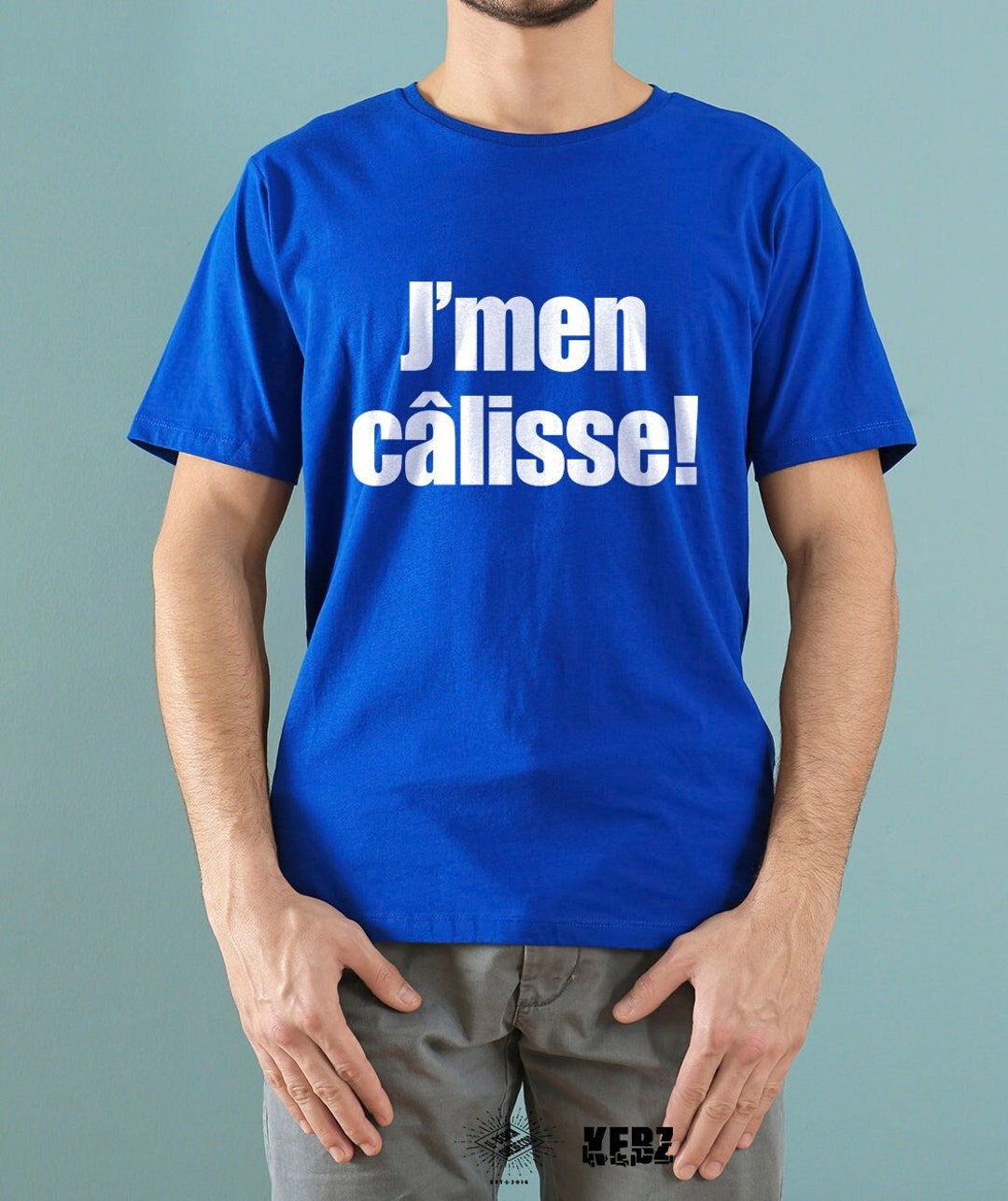 Camiseta J'men Calisse Expresión Québécoise Divertidos canadienses ...