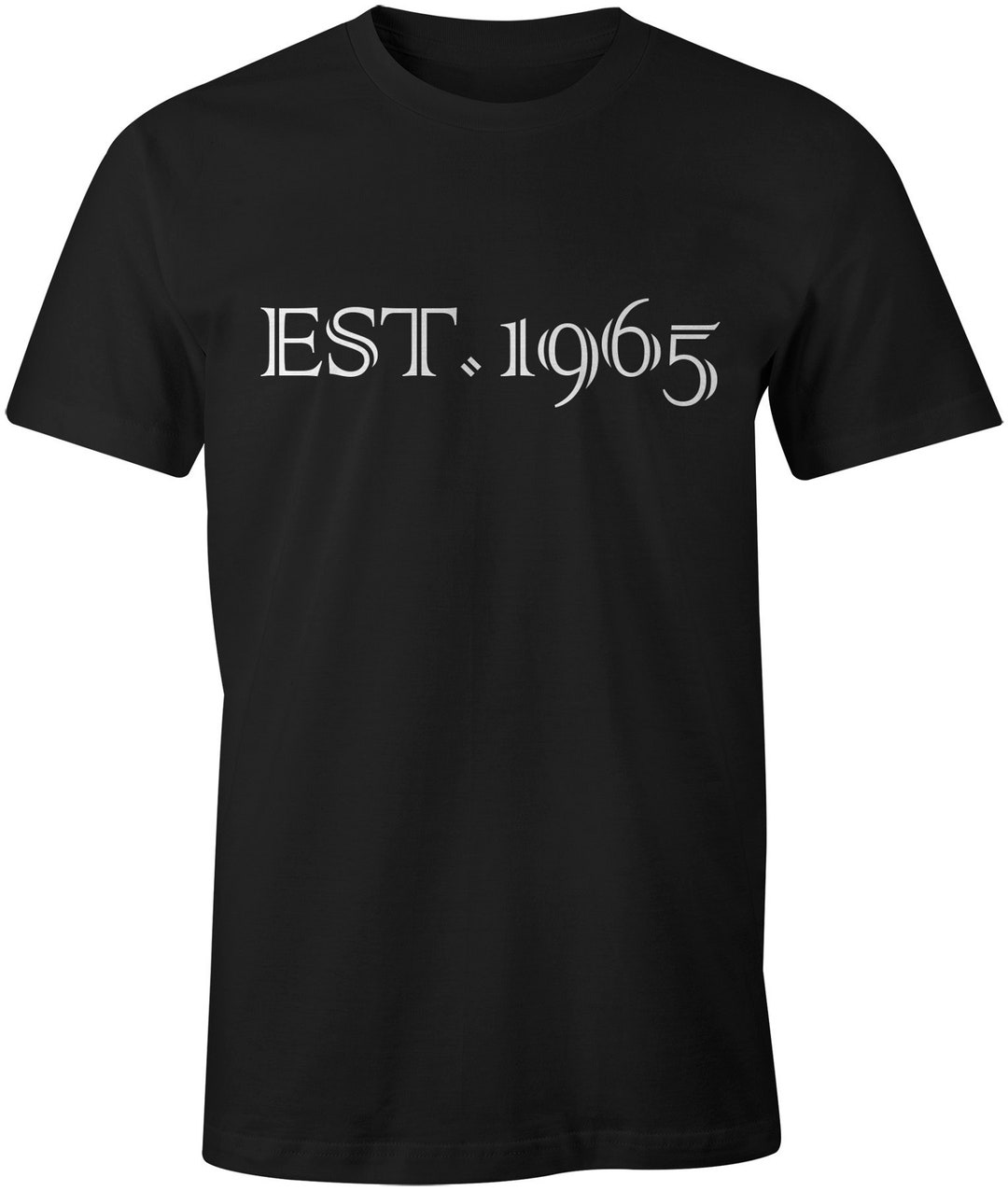 EST 1965 Shirt, Established 1965 T-shirt, ESTD 1965, Born in 1965 Gift ...